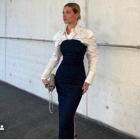 Zara | Dresses | Zara Zw The Denim Dress | Poshmark